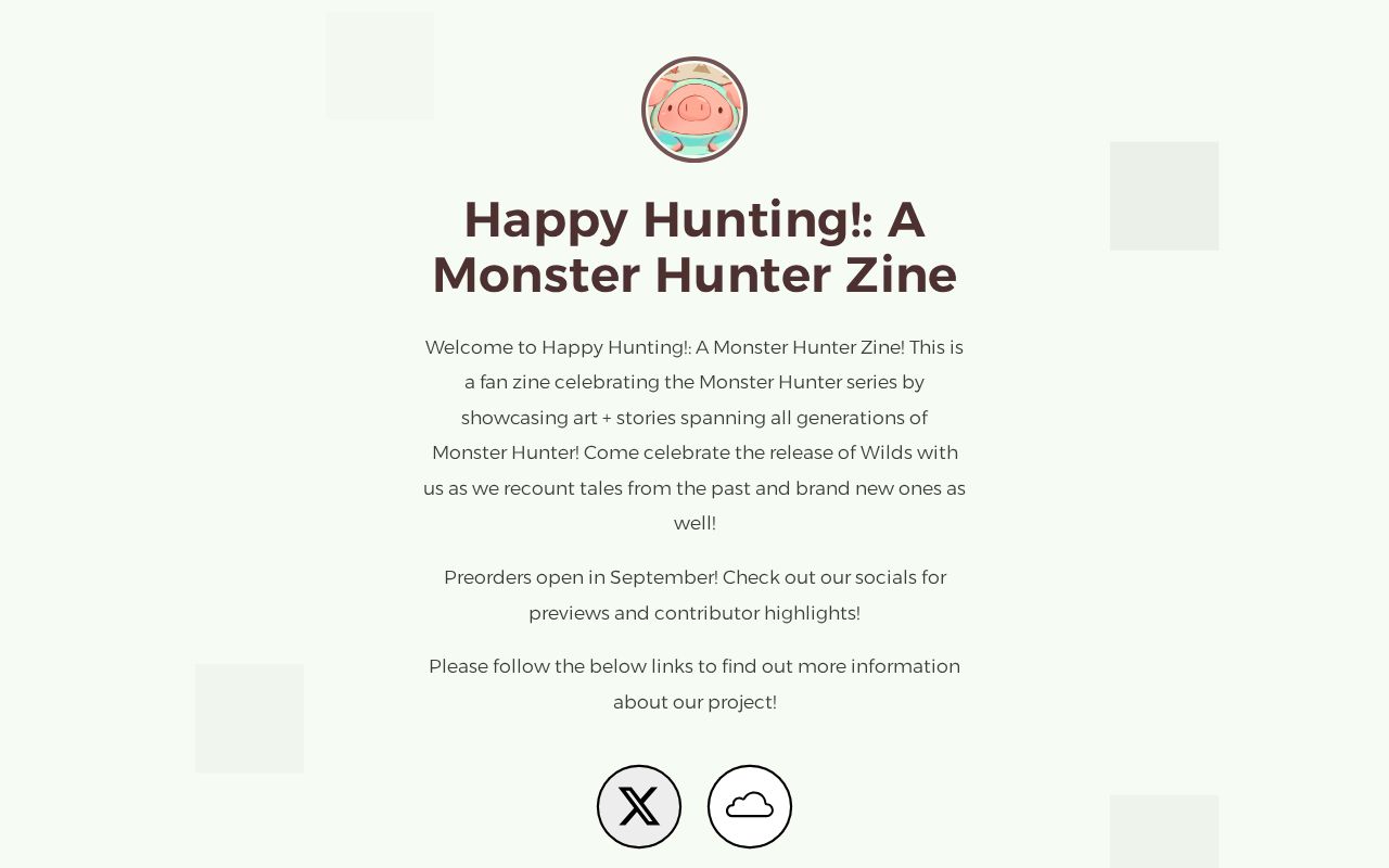 Monster Hunter Zine